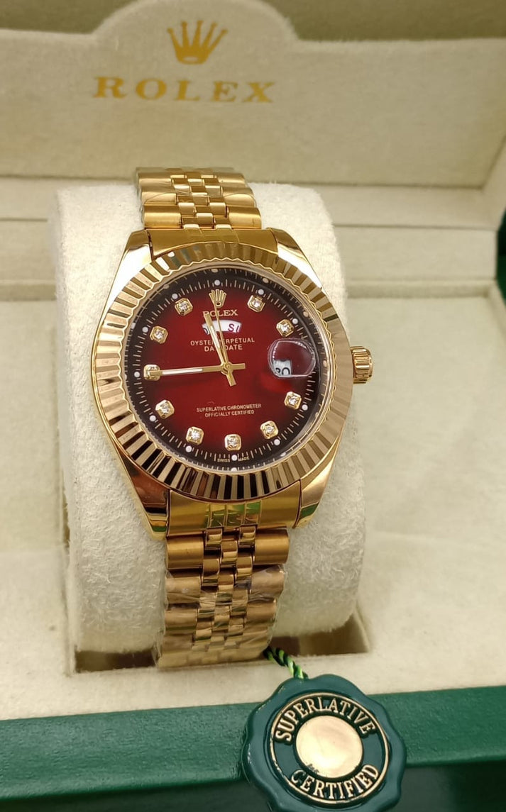 Dial RLX Day & Date – Stainless Steel – Gold N2 – Style Shyle